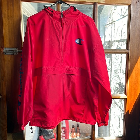 Champion | Jackets & Coats | Red Champions Jacket Good For Styling And ...